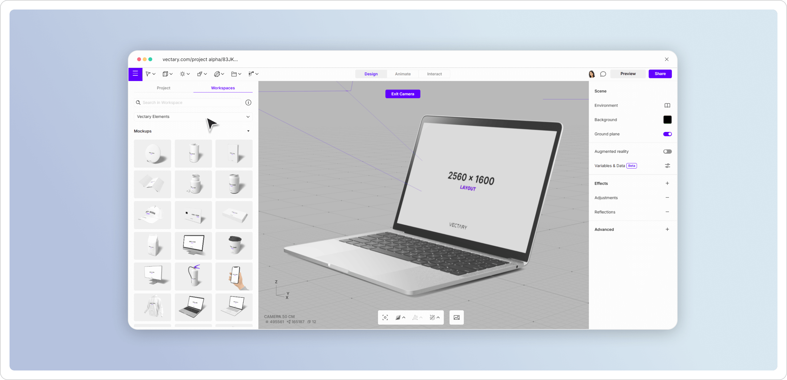 Vectary | The ultimate guide to creating 3D interactive mockups with Vectary